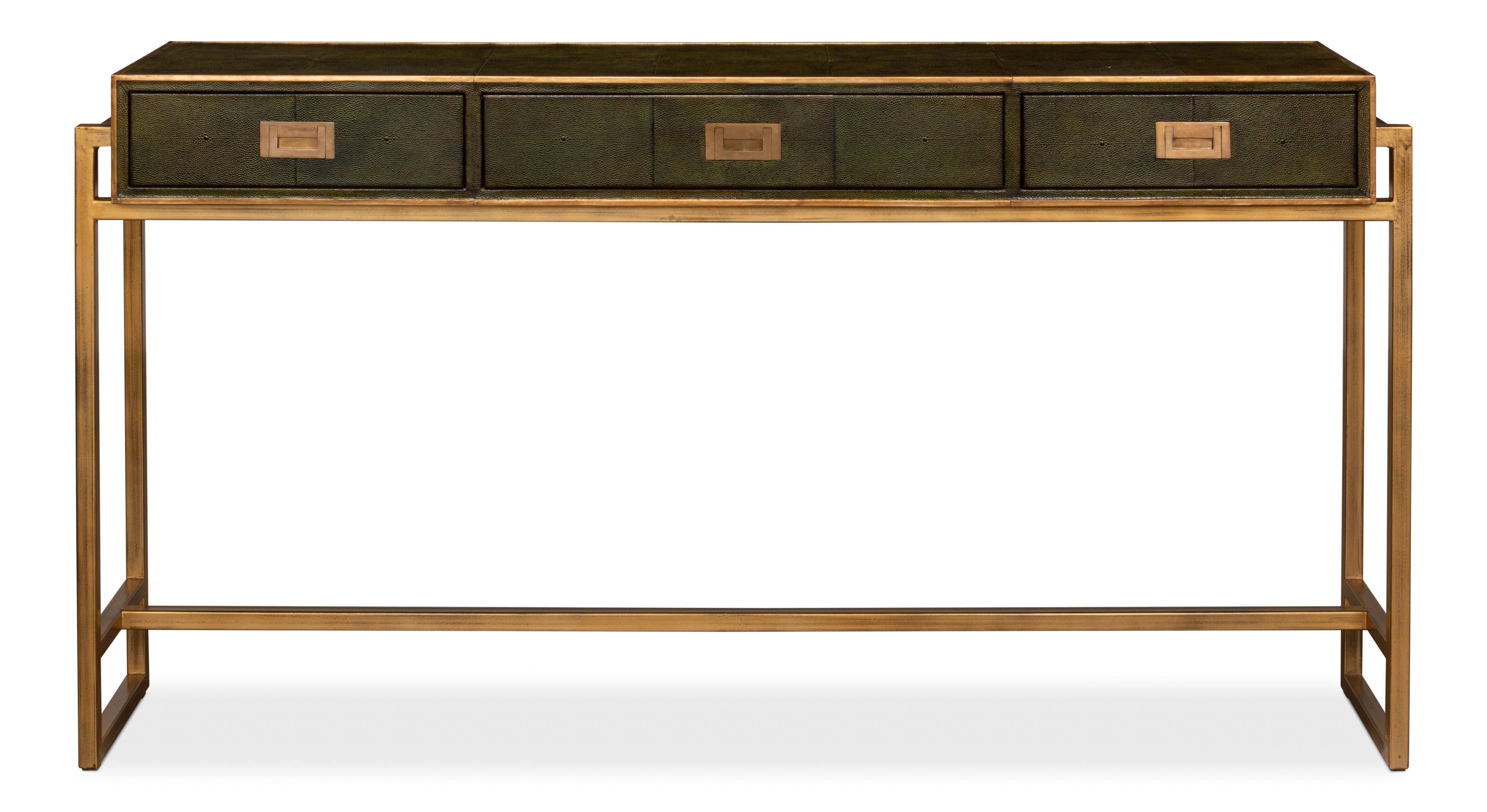 Shagreen Console Table, Leaf – Premier Islands