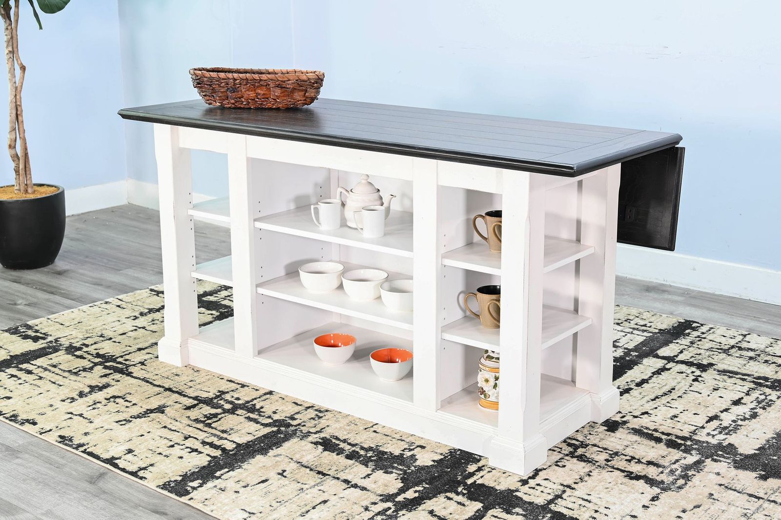 Sunny Designs Kitchen Island, 13" Drop Leaf - Carriage House – Premier ...