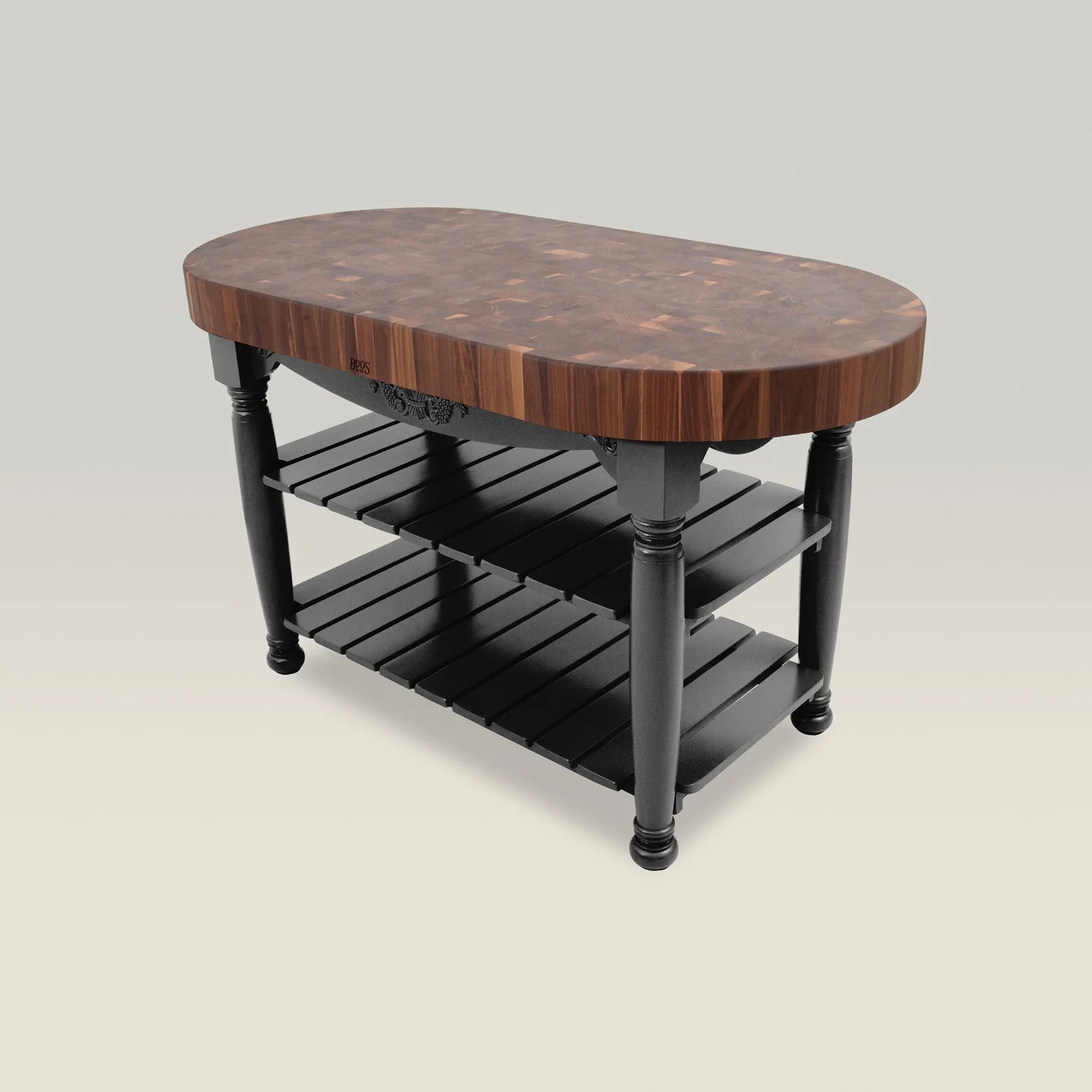 John Boos & Co. Walnut End Grain Harvest Kitchen Island Table – Premier ...